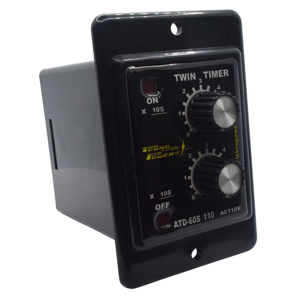 ATD-60S-110 — TIMER DOBLE 60SEG. 110VCA 8PINES CON LEDSALIDA RELEVADOR ...